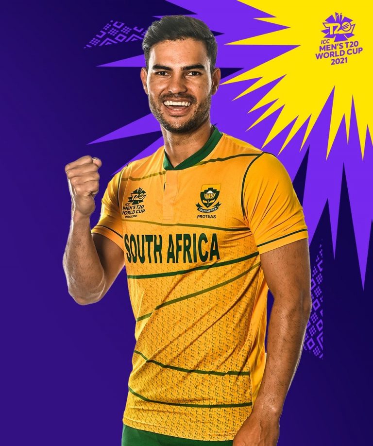 New South Africa T20 World Cup Jerseys 2021 | Proteas T20 WC Shirt 2021 ...