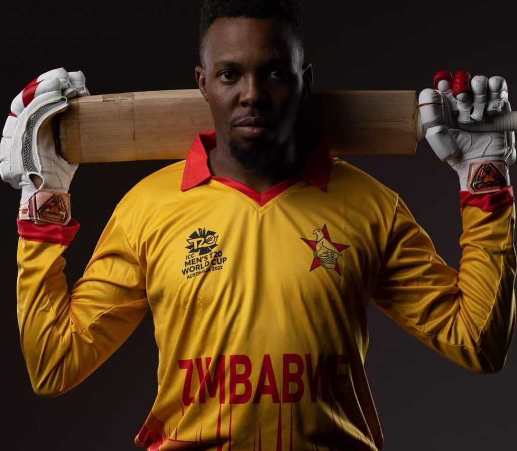 New Zimbabwe T20 World Cup Shirt 2022 | Zim Cyber City Chevrons Cricket ...