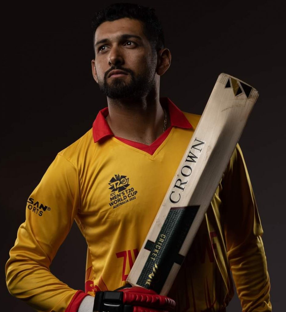New Zimbabwe T20 World Cup Shirt 2022 | Zim Cyber City Chevrons Cricket ...