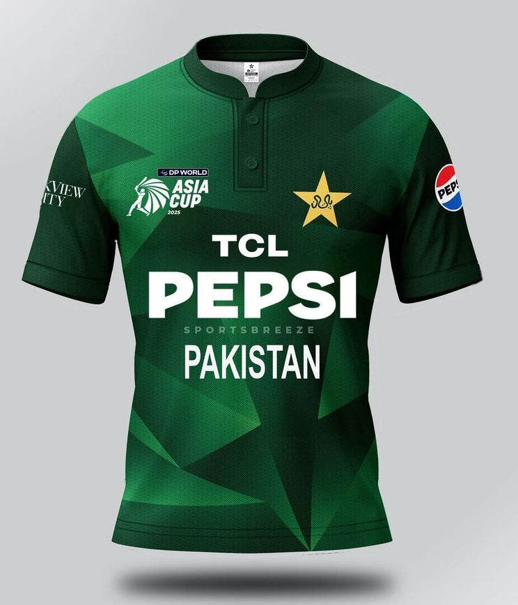 New Pakistan Asia Cup Jersey 2025- TCL Pepsi Pak Cricket T20 Shirt ...